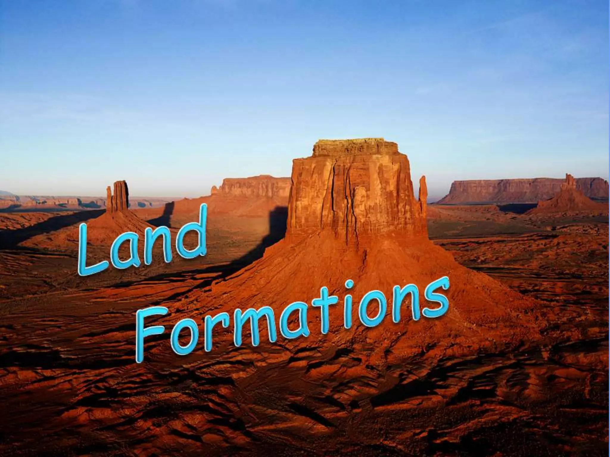 Land formations | PPTX