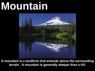 Landforms(2) | PPT