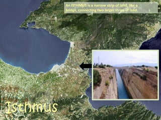 Isthmus Landform