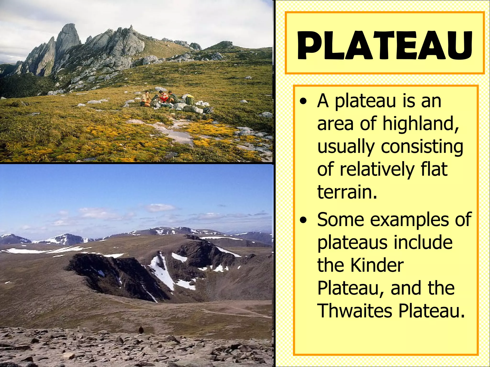 Landforms 92109 | PPT