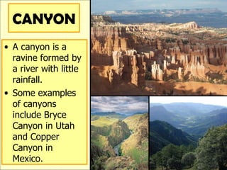 Landforms 92109 | PPT