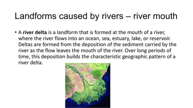 Landforms along rivers | PPTX