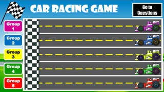 It is a game called car racing game that talks about the landforms and ...