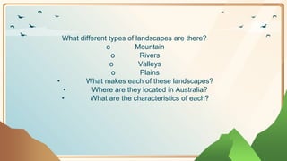 Landforms and Landscapes Powerpoint for Year 8 Geography | PPTX ...