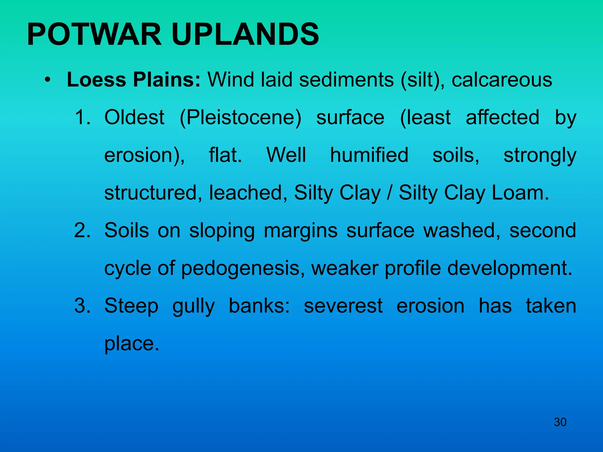 Landforms and Soils of Pakistan (Nadeem Ahmed).ppt | Geography | Science