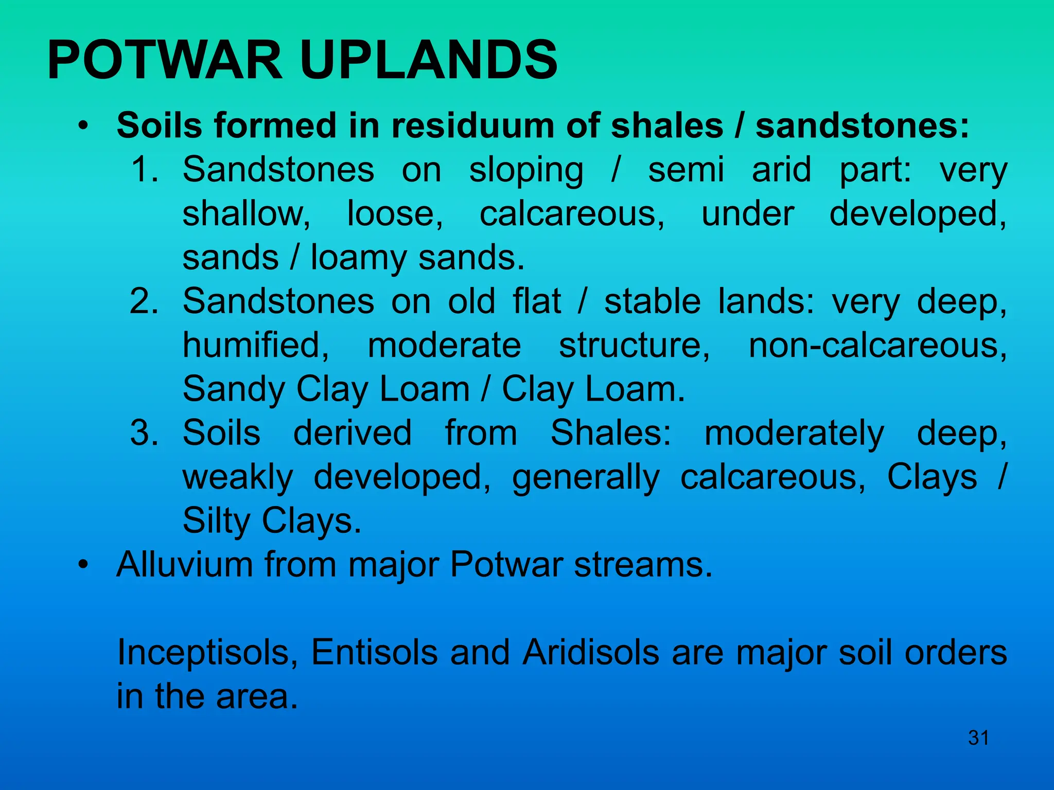 Landforms and Soils of Pakistan (Nadeem Ahmed).ppt