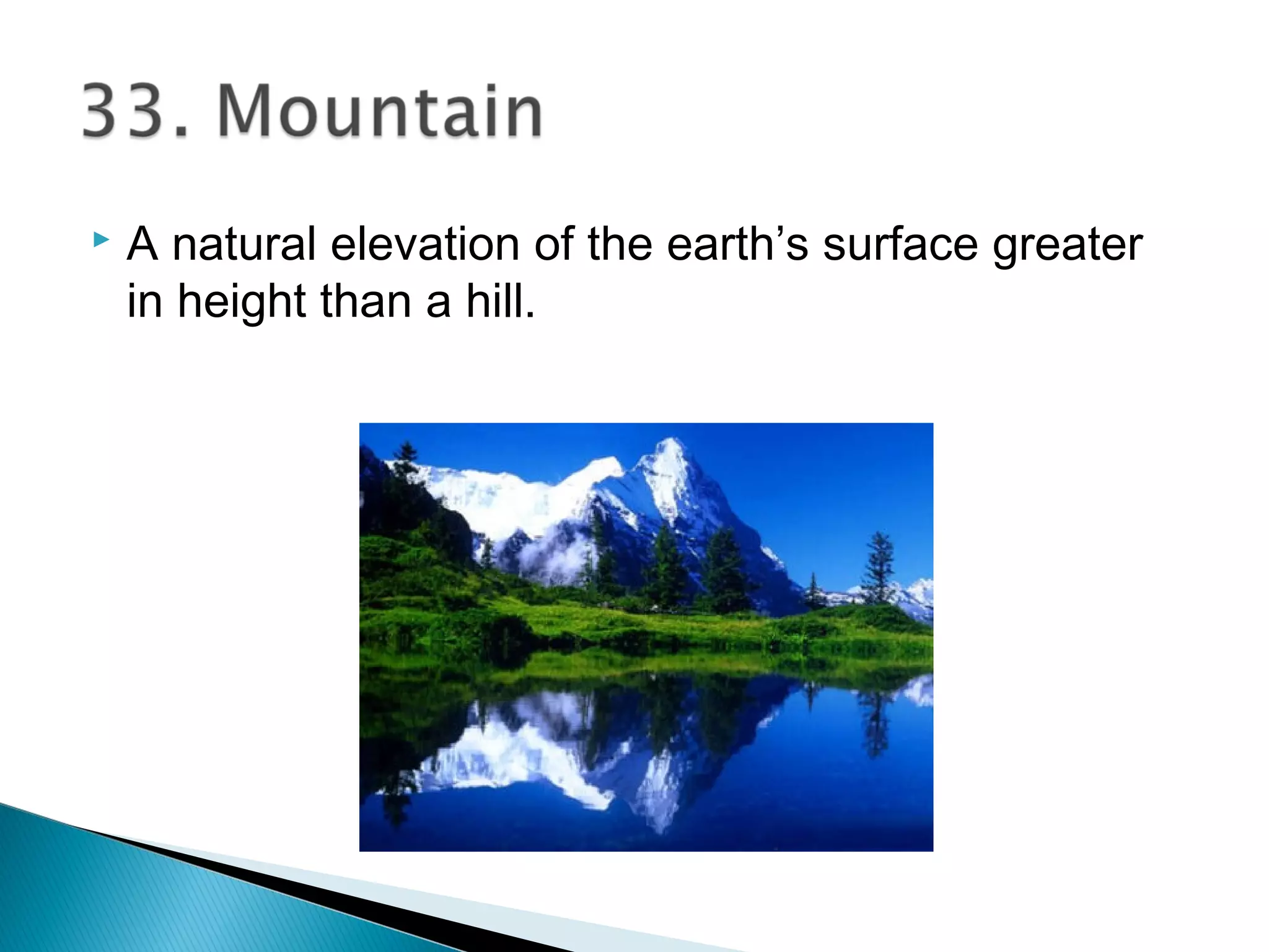 Landforms and water bodies | PPT