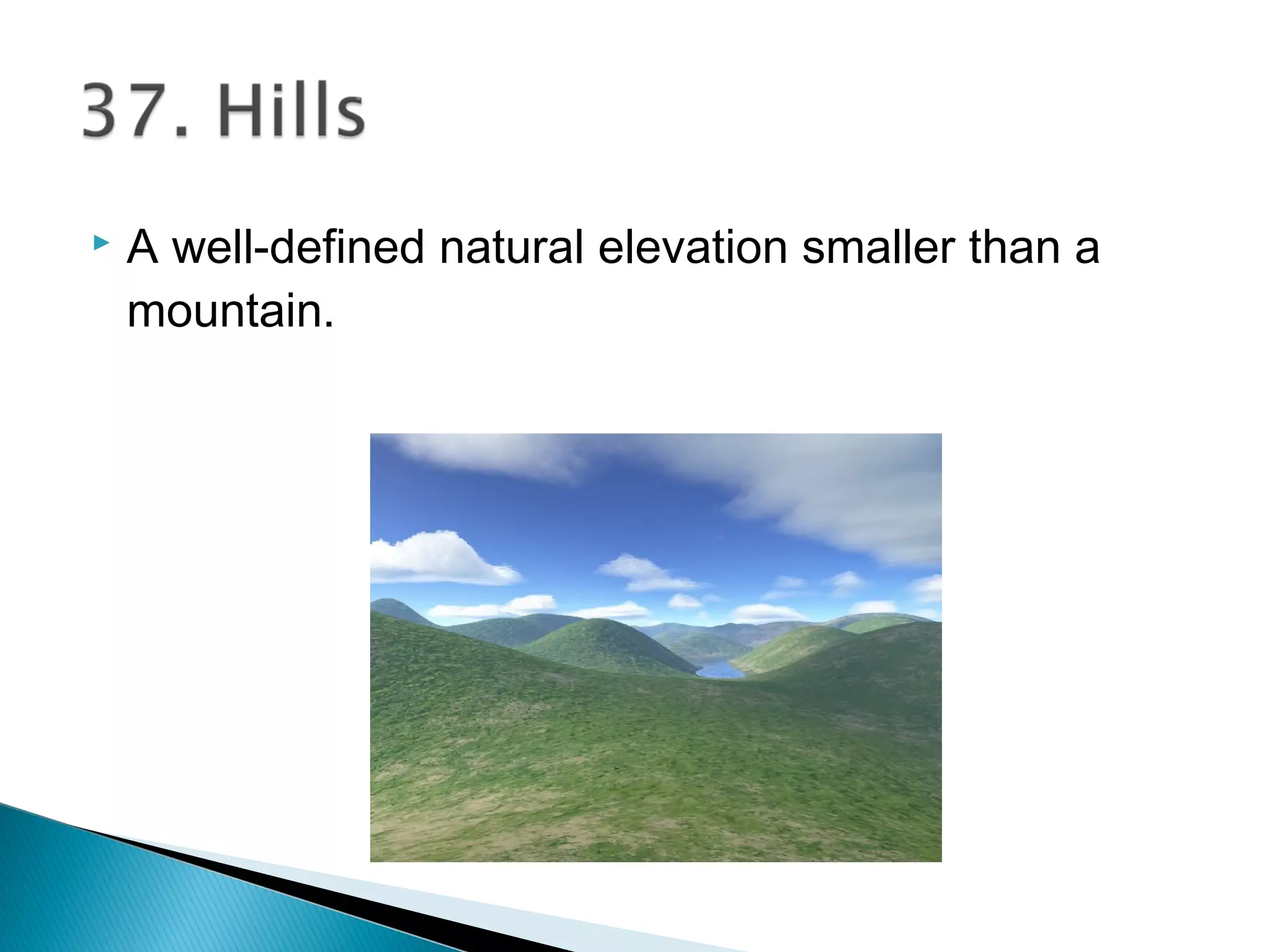 Landforms and water bodies | PPT | Geography | Science