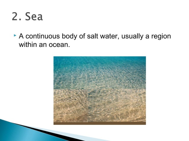 Landforms and water bodies | PPT | Geography | Science