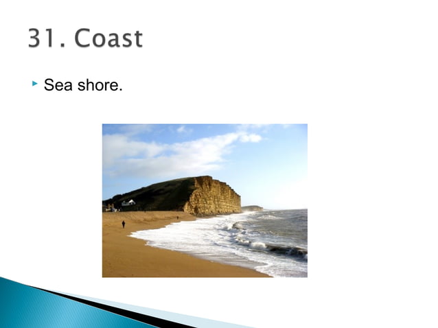Landforms and water bodies | PPT | Geography | Science