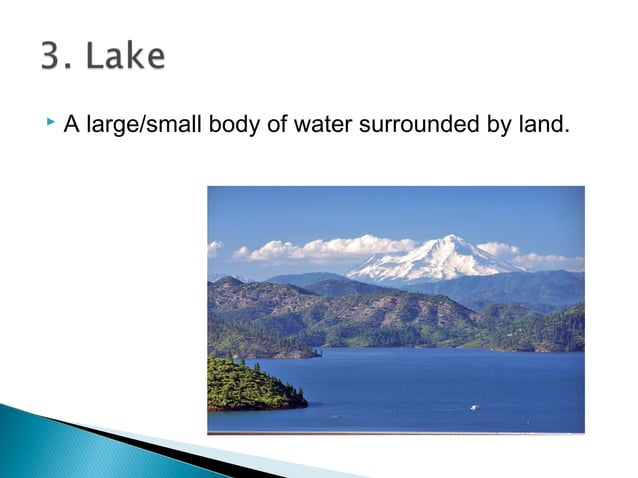 Landforms and water bodies | PPT | Geography | Science