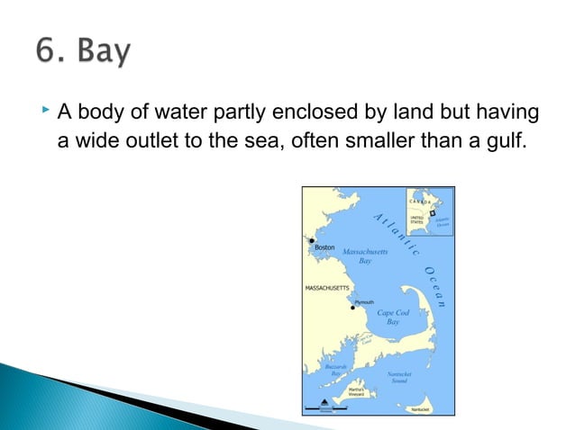 Landforms and water bodies | PPT | Geography | Science