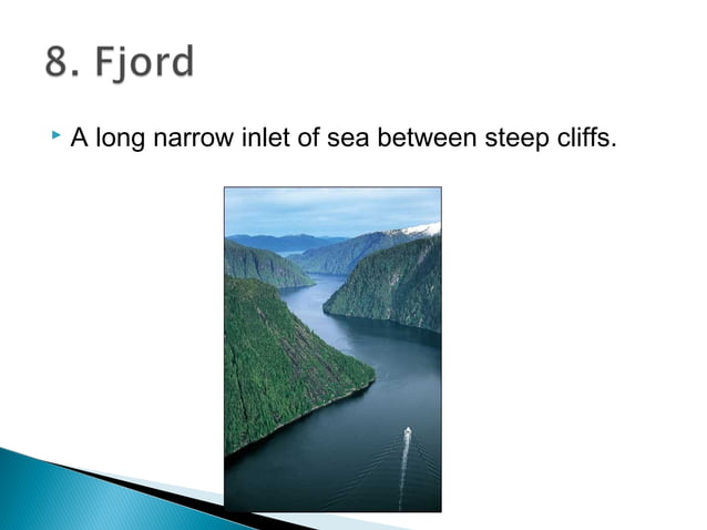 Landforms and water bodies | PPT | Geography | Science