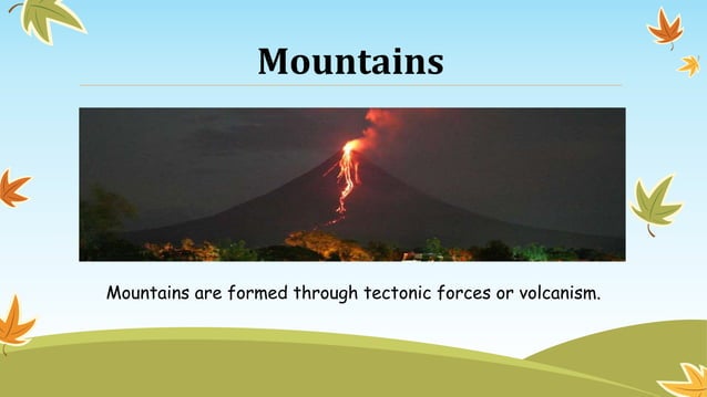 Landforms and Waterforms | PPTX | Geography | Science