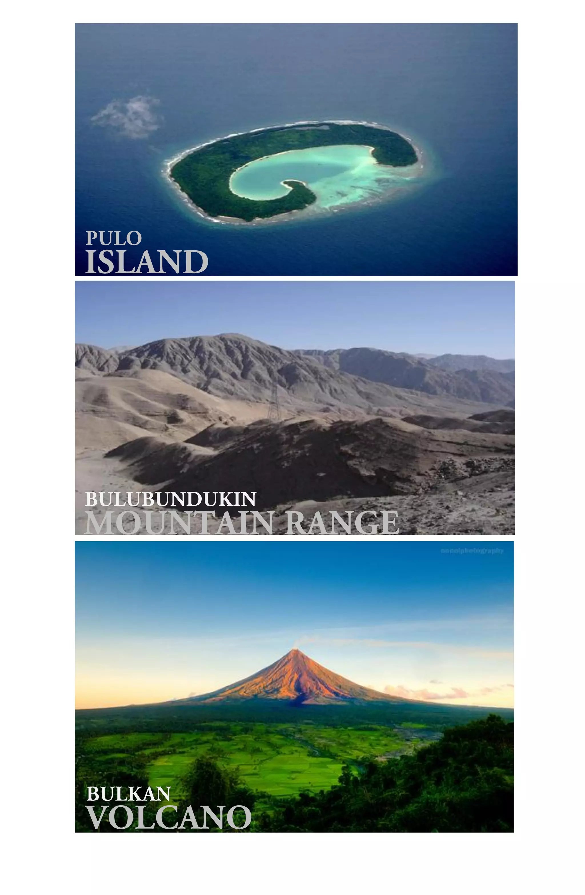 Landforms and water forms | PDF