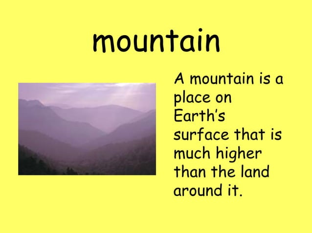 Landforms and Waterforms.ppt | Geography | Science