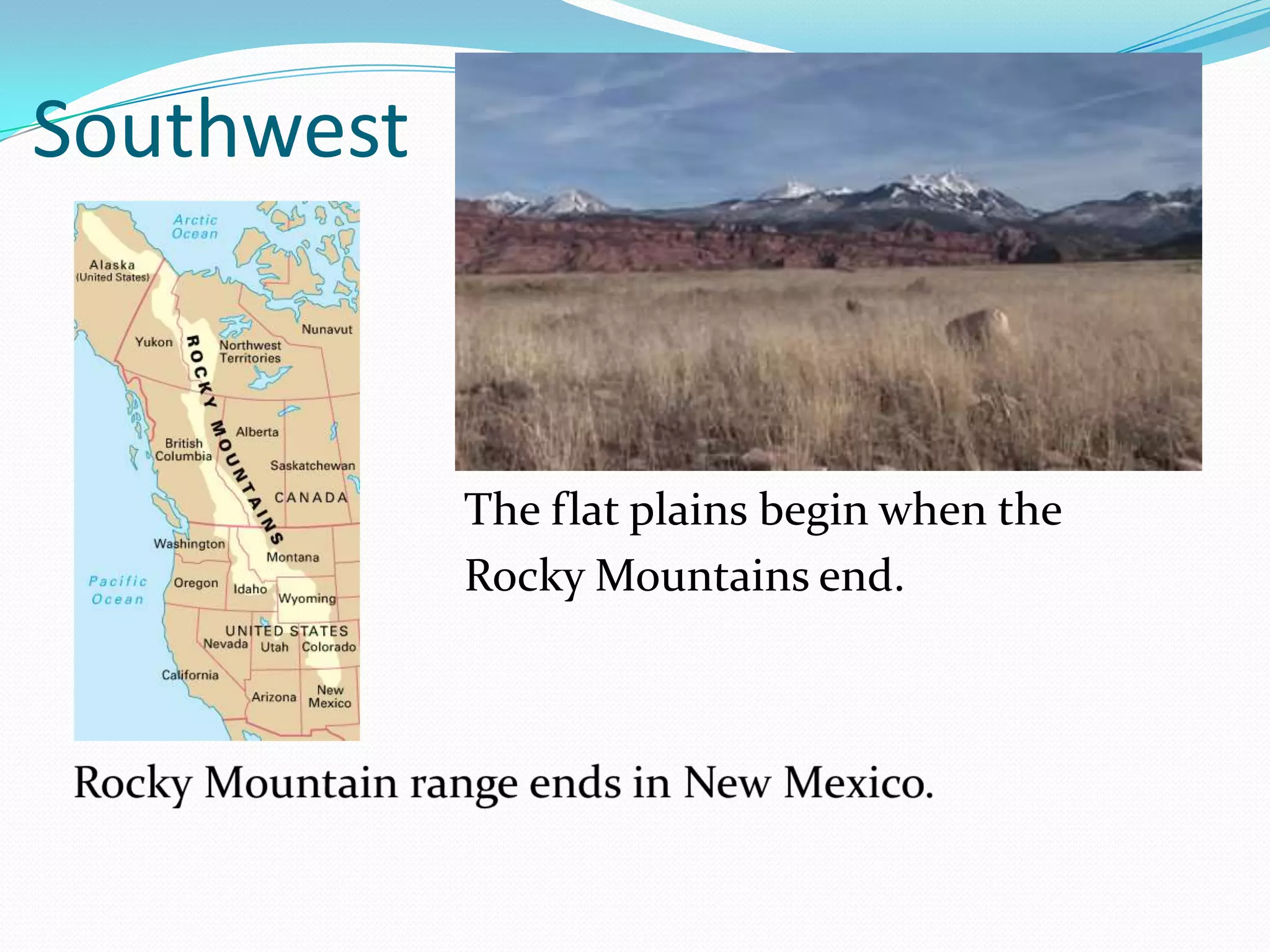 Landforms and waterways of the united states regions | PPTX