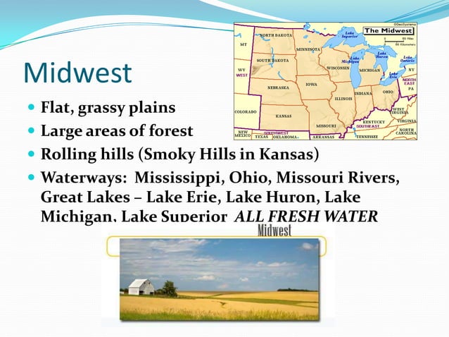 Landforms and waterways of the united states regions | PPTX | North ...
