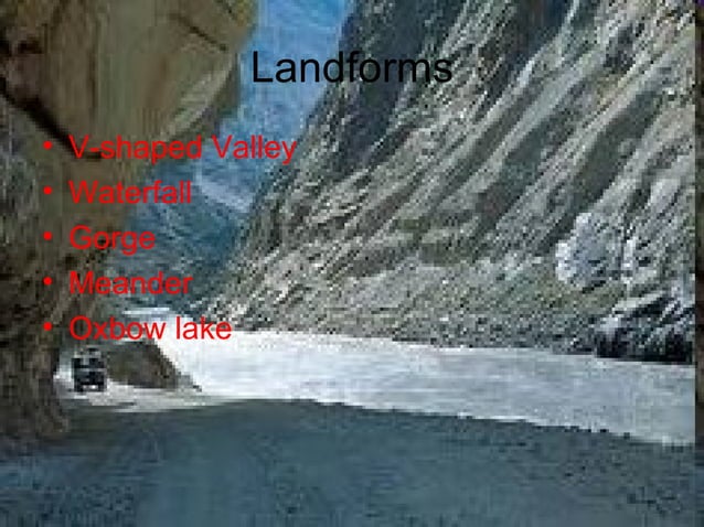 Landforms created by a river | PPT | Geography | Science