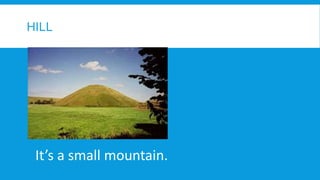 Landforms' descriptions | PPTX