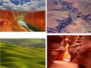 Landforms Lab: Identify the forces that created the land and water forms