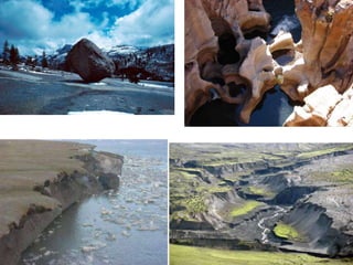 Landforms Lab: Identify the forces that created the land and water forms