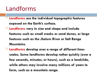 Landforms_MSC Geography_For_Geography_Studentds.pptx