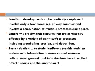 Landforms_MSC Geography_For_Geography_Studentds.pptx