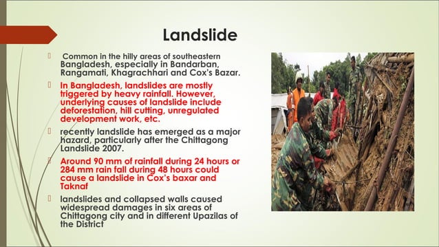 Landforms of bangladesh and their relation to natural hazards | PPT ...