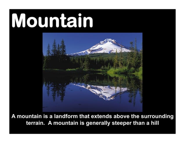 Landforms powerpoint | PDF