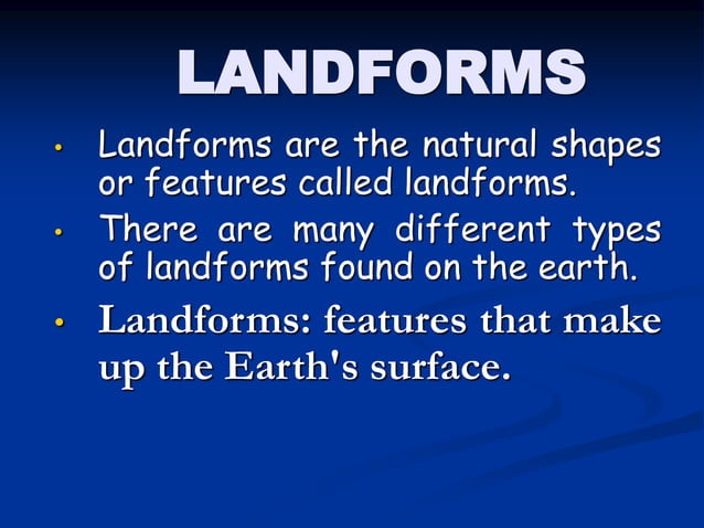 Landforms Powerpoint.ppt