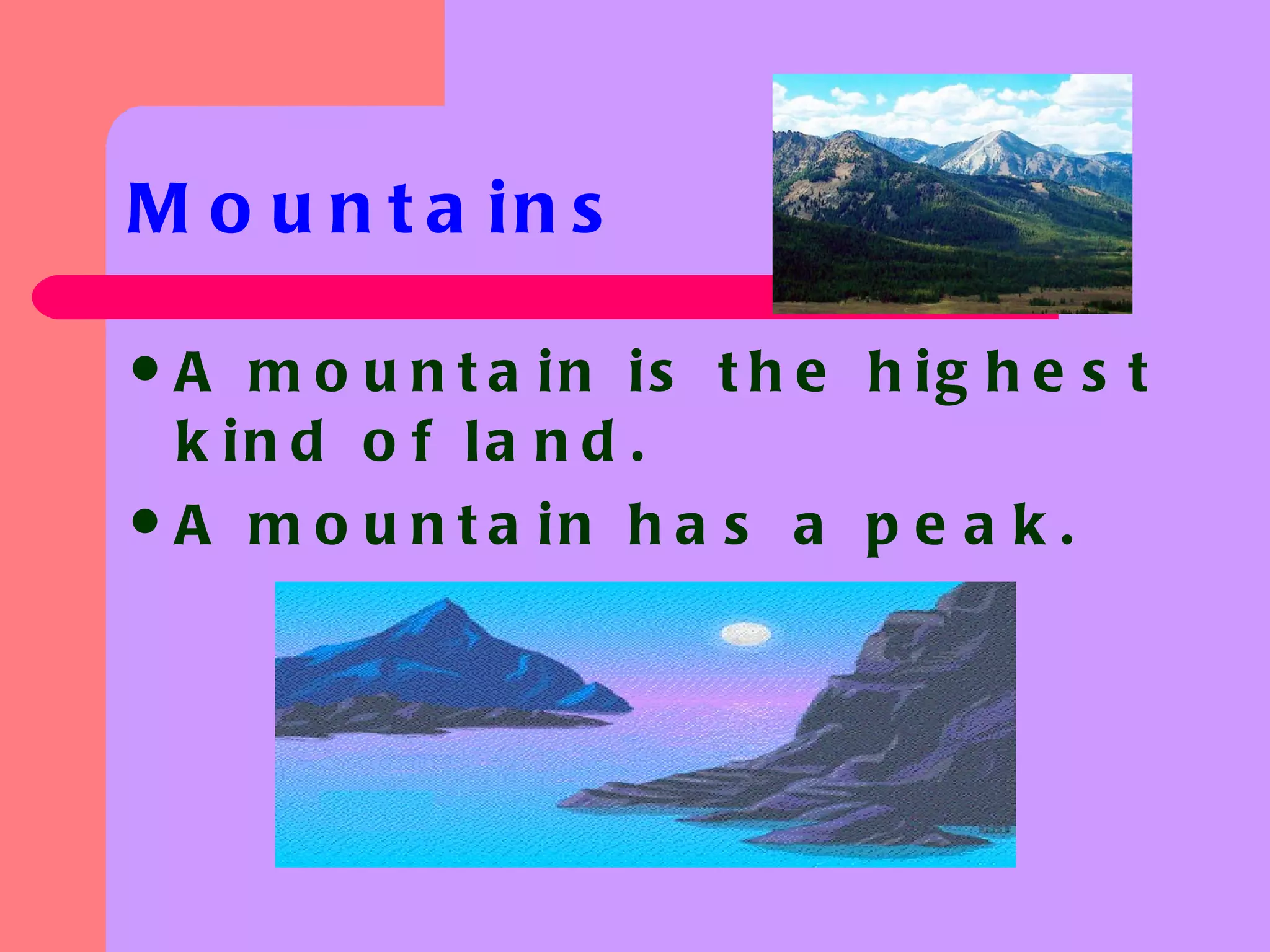 Landforms ppt | PPT