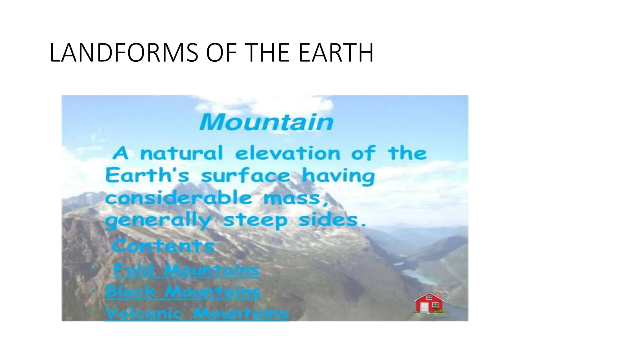 LANDFORMS Geography project class 10 PPT.pptx