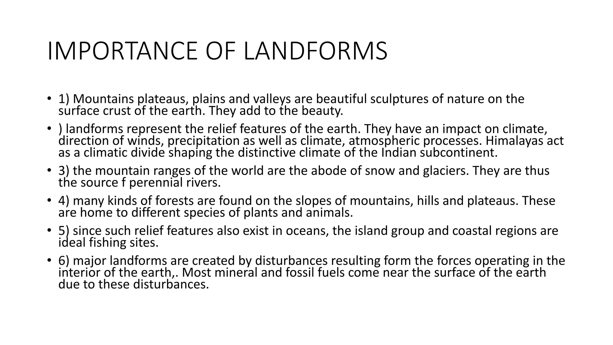 LANDFORMS Geography project class 10 PPT.pptx