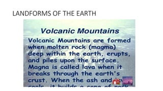 LANDFORMS Geography project class 10 PPT.pptx