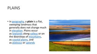 LANDFORMS Geography project class 10 PPT.pptx
