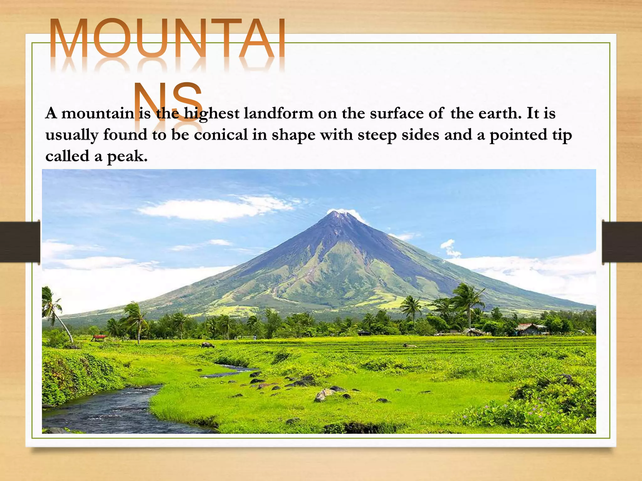 Landforms | PPTX | Geography | Science