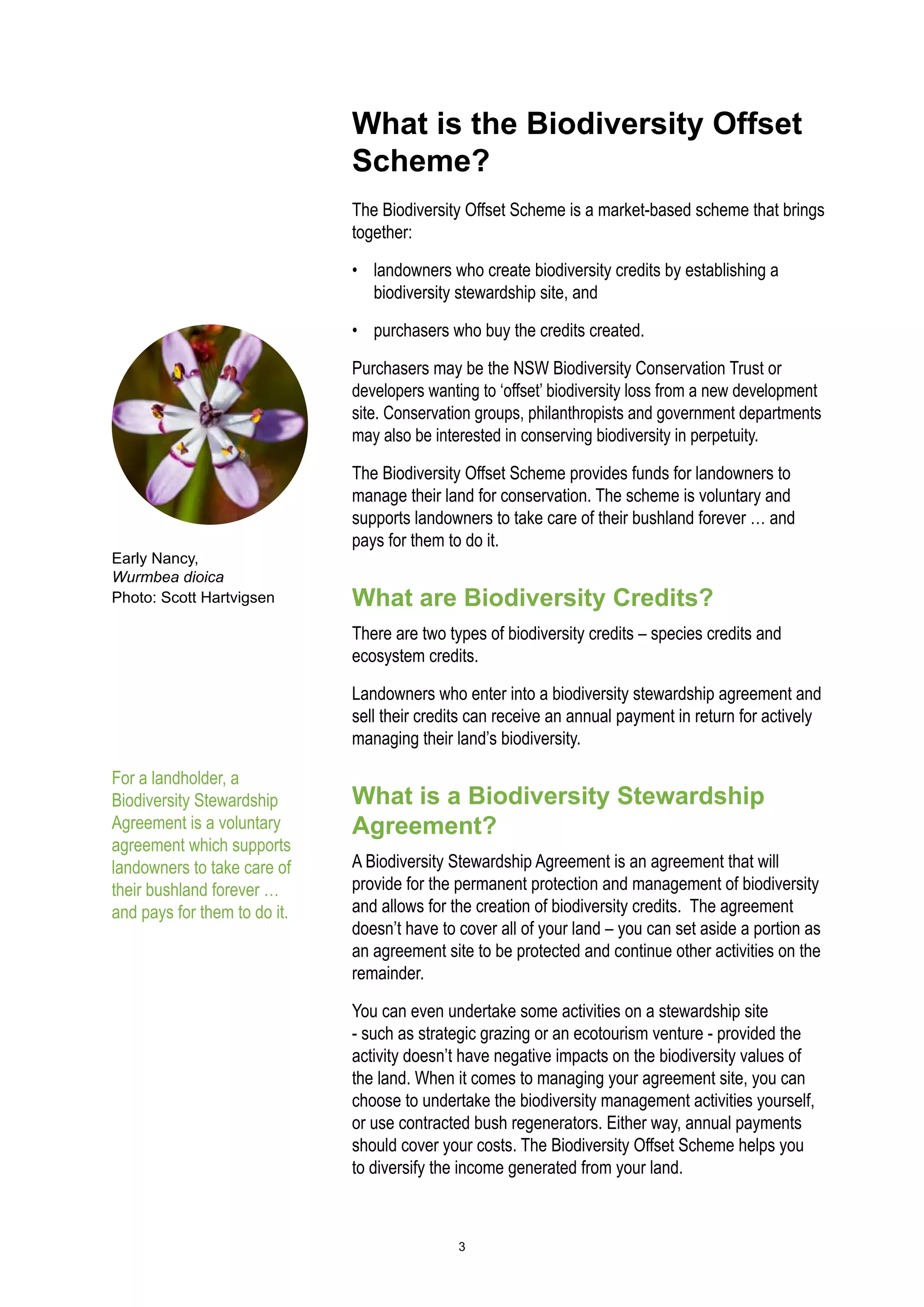 Biodiversity Stewardship agreement for Landholders | PDF