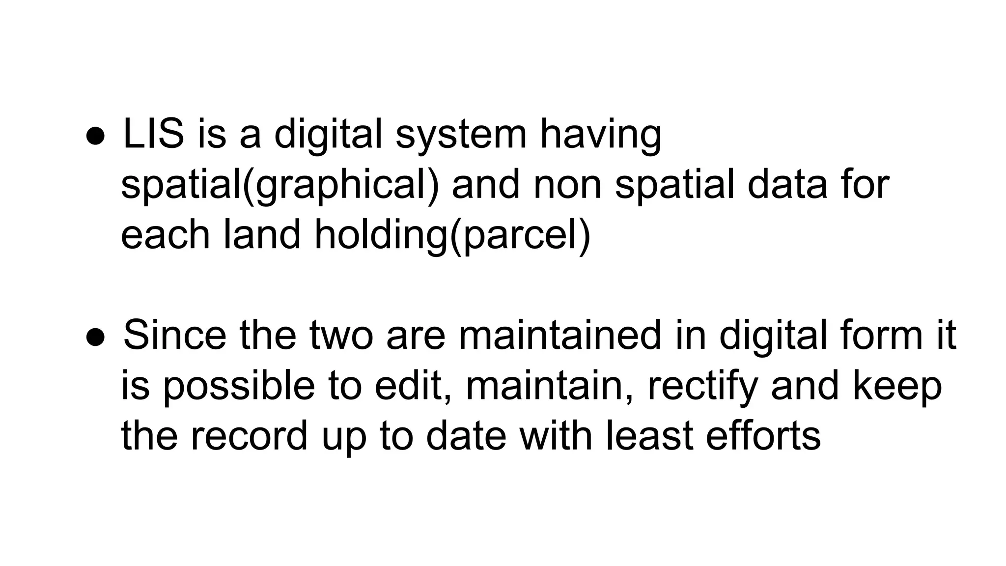 Land Information System | PPTX