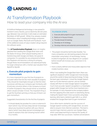 Landing ai transformation_playbook | PDF
