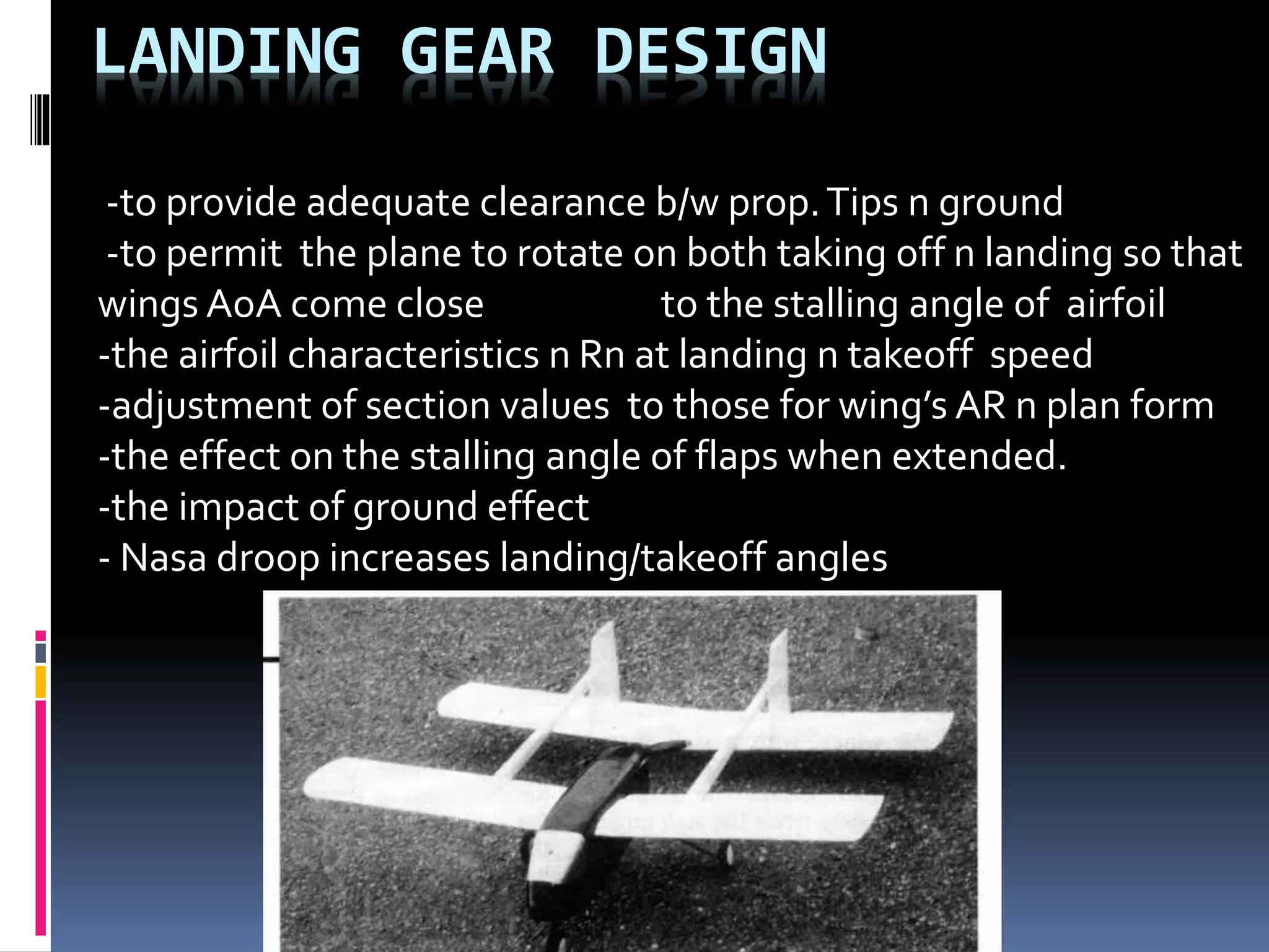 Landing gear design | PPTX