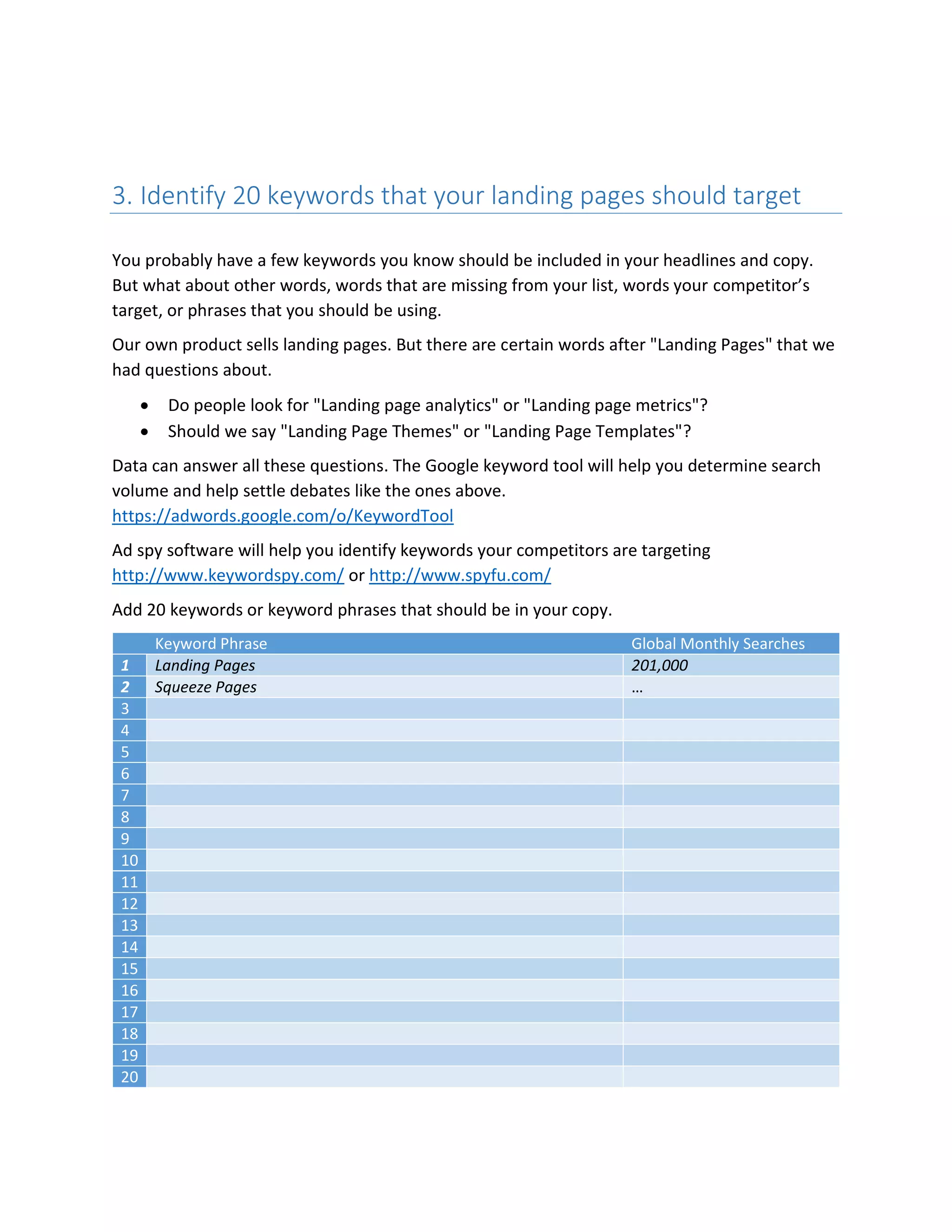 Landing page - pracovny zosit | PDF | Search | Internet
