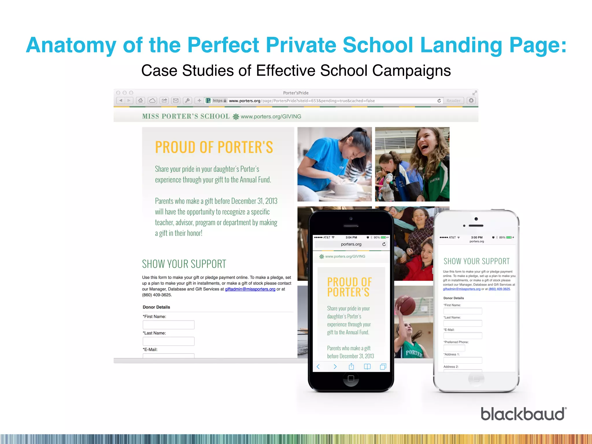 Anatomy of the Perfect Private School Landing Page | PDF