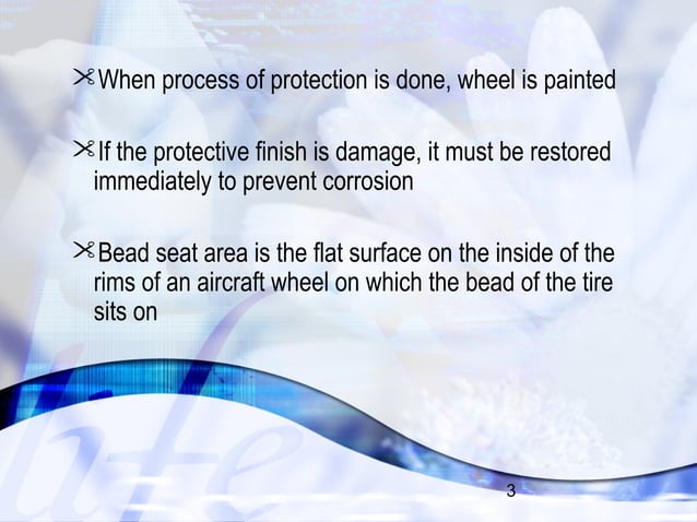 AIRCRAFT WHEEL AND BEARING DEFECT | PPT