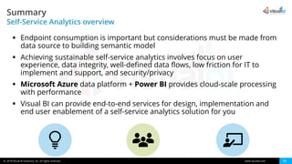 Landing Self Service Analytics using Microsoft Azure & Power BI | PDF