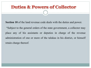 Constitution & Powers of Revenue Officer | PPTX