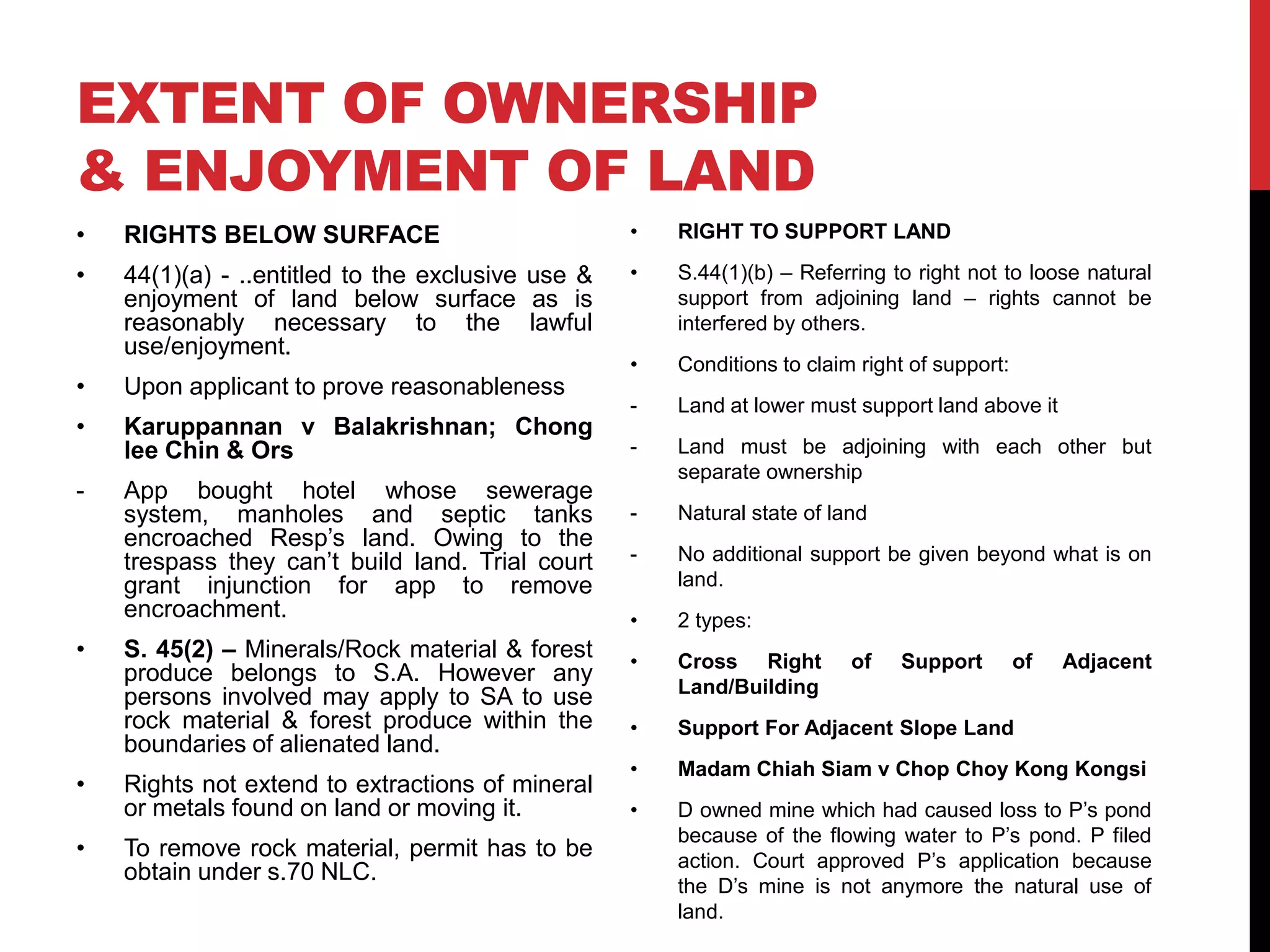 General Concepts of Land Ownership | PPTX