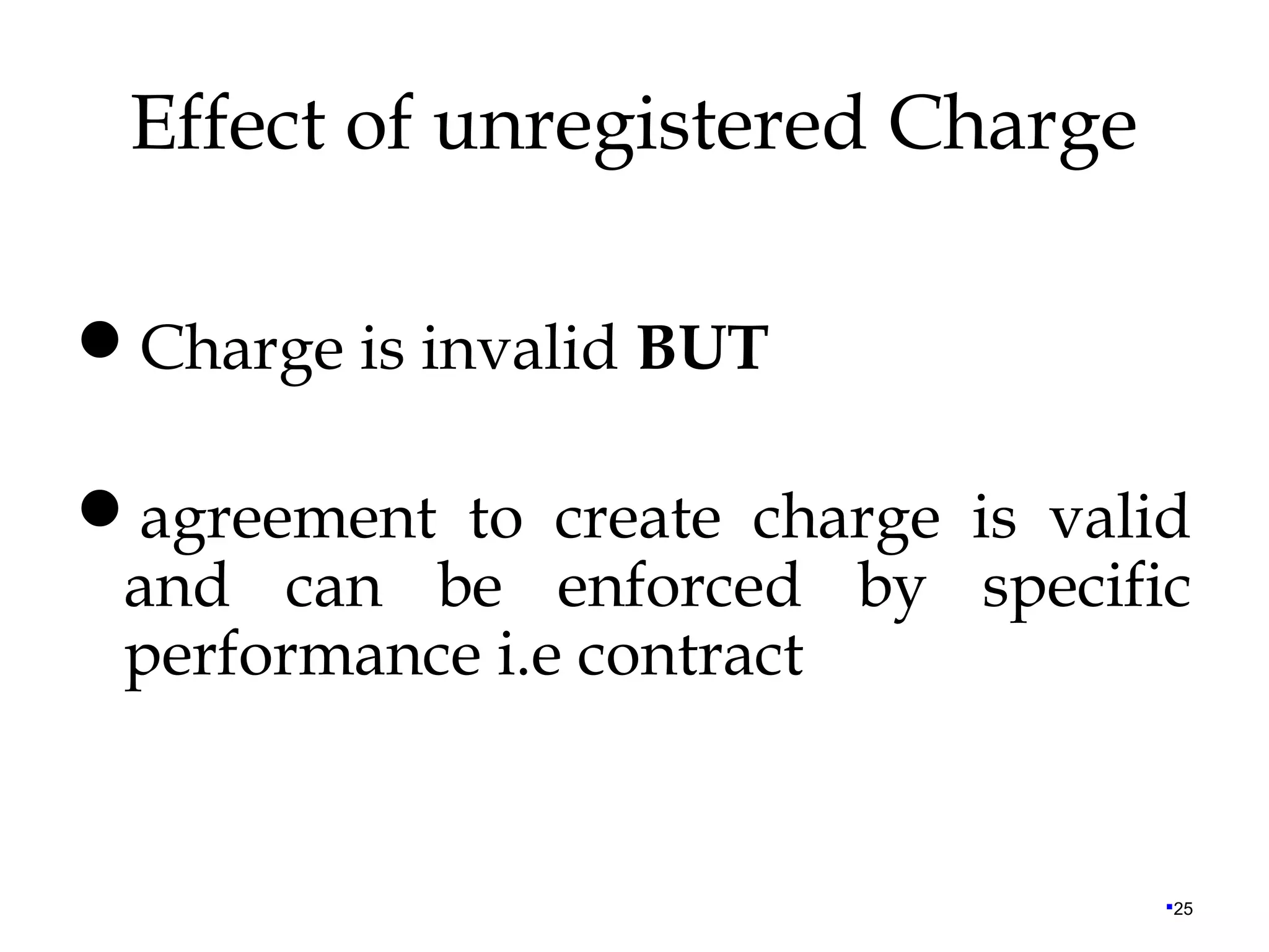 Land law ii (charge general) | PPT