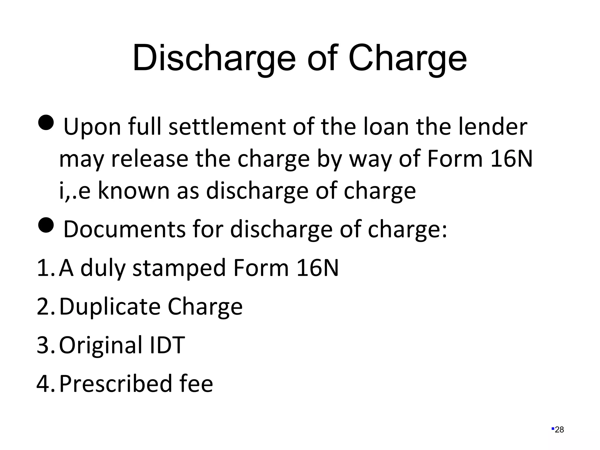 Land law ii (charge general) | PPT