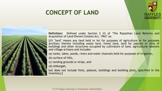 Section 88 to 105 of Rajasthan Land Revenue Act | PPTX